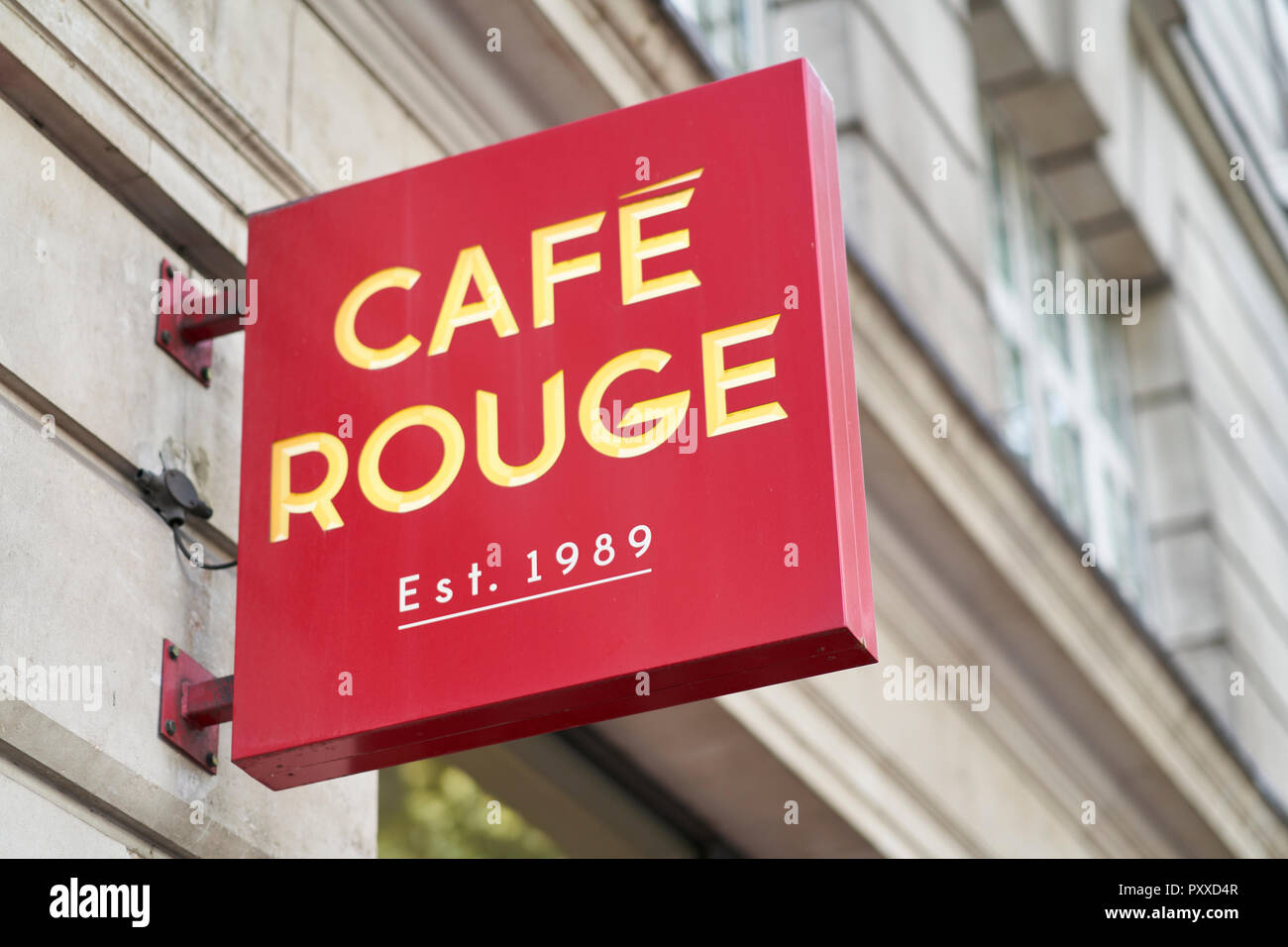 Café Rouge. Sign Stock Photo - Alamy
