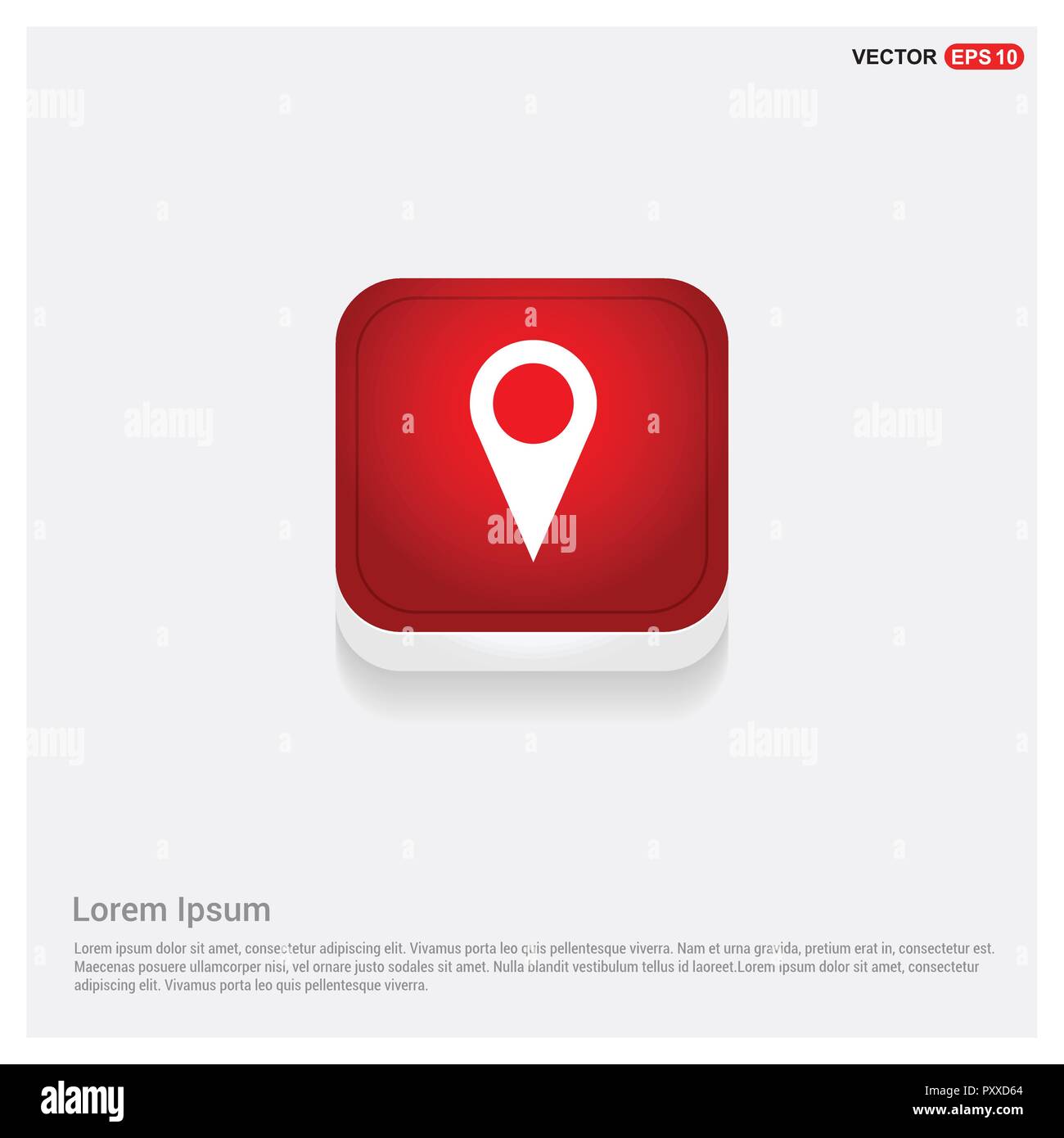 Map pin icon Stock Vector Image & Art - Alamy