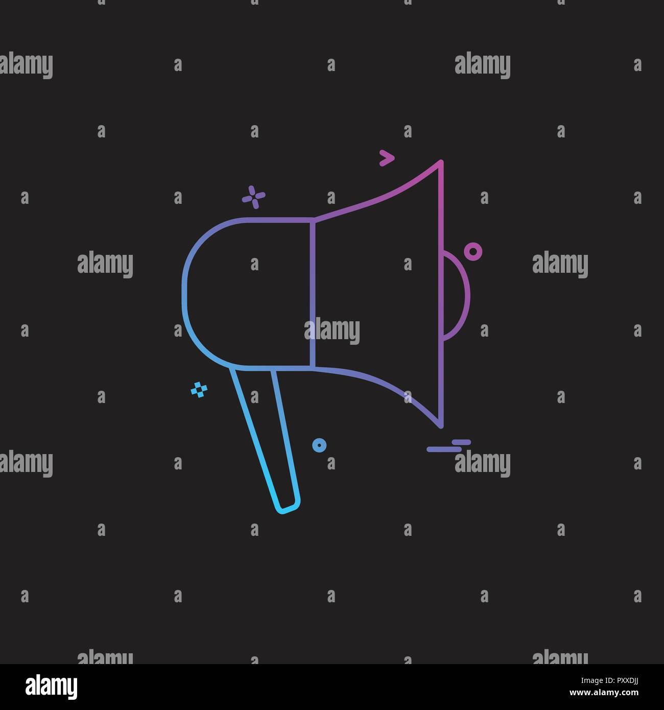 speaker sound media voice icon vector design Stock Vector Image & Art ...