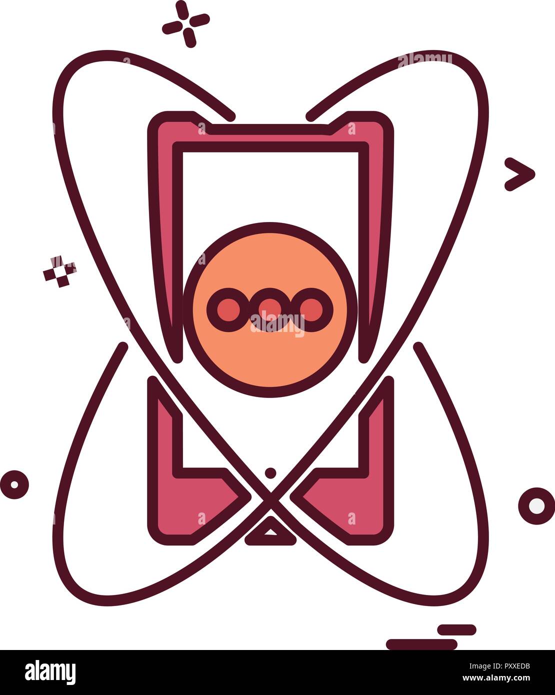 Mobile icon design vector Stock Vector Image & Art - Alamy