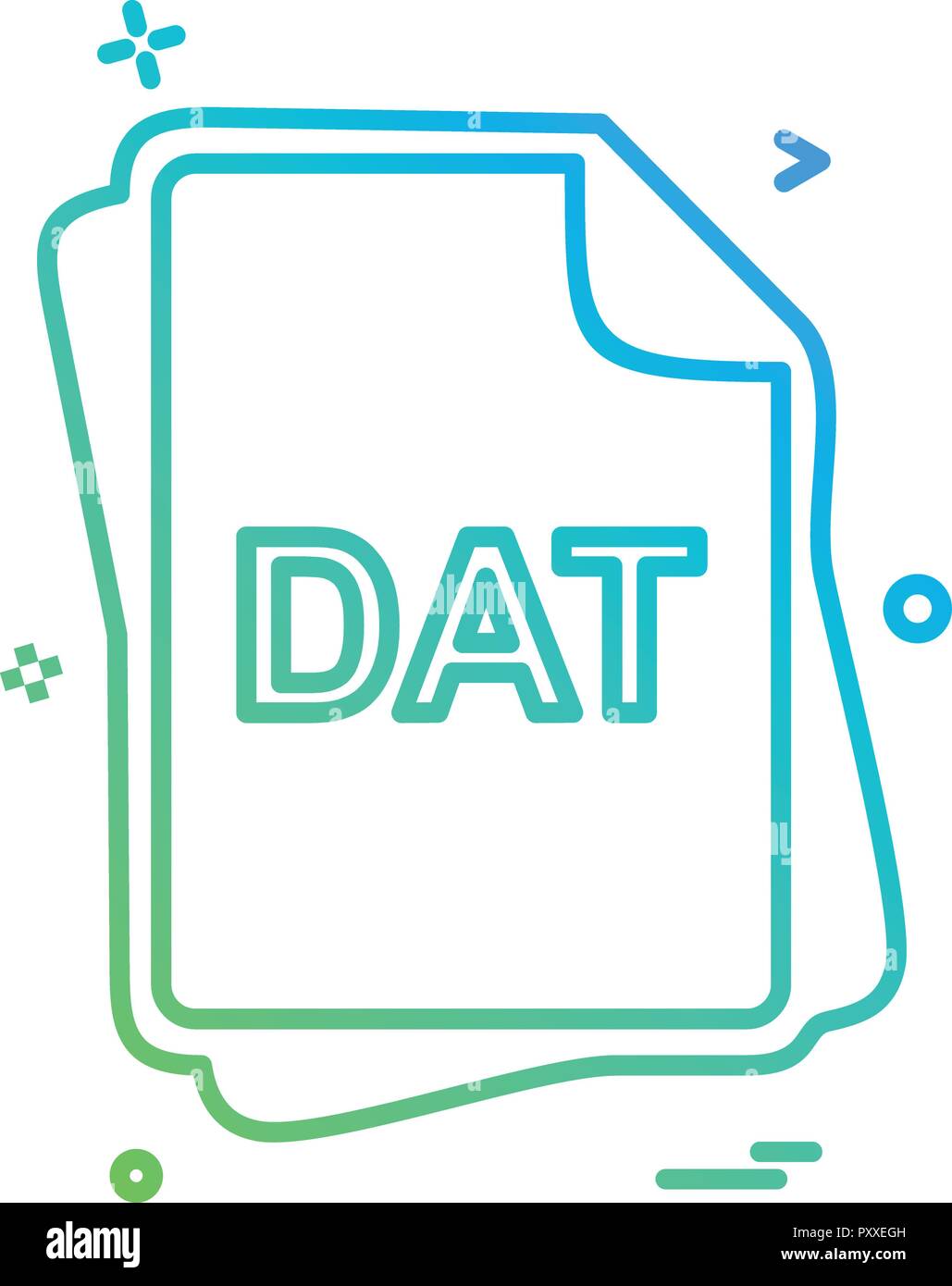 DAT file type icon design vector Stock Vector Image & Art - Alamy DAT file type icon design vector Stock Vector Image & Art - Alamy