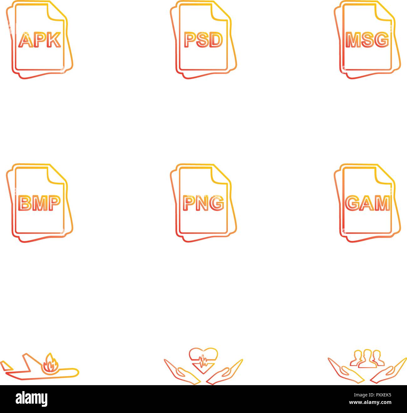 file type , files , documents , file , doc , ai , psd , pdf , png , jpg ...