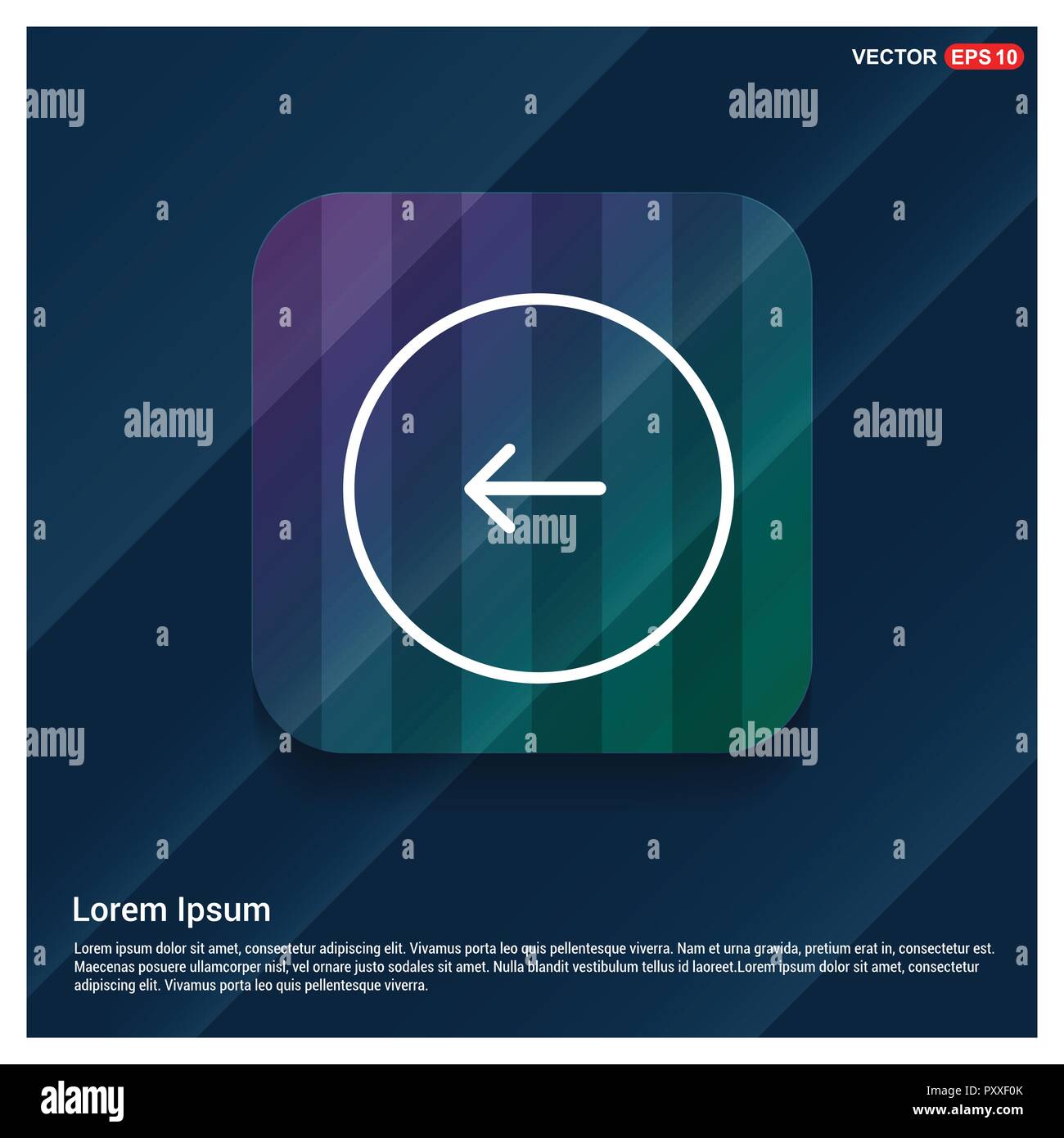 Back arrow icon Stock Vector Image & Art - Alamy