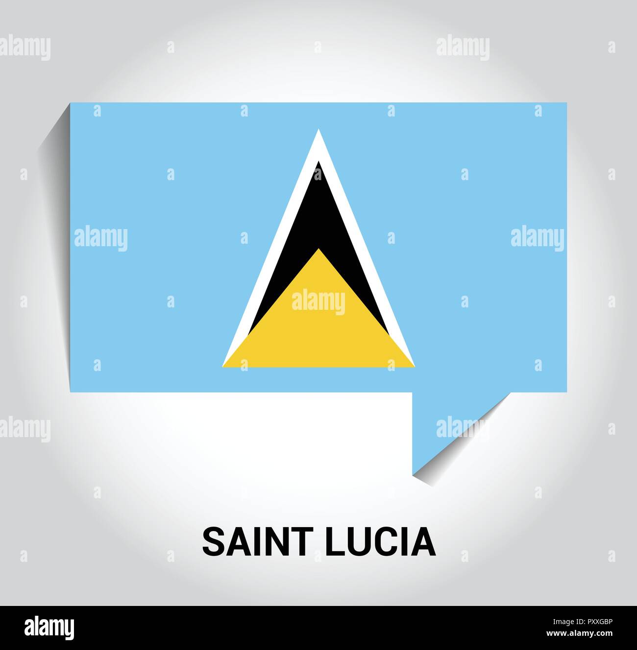 National symbol st lucia vector vectors hi-res stock photography and ...