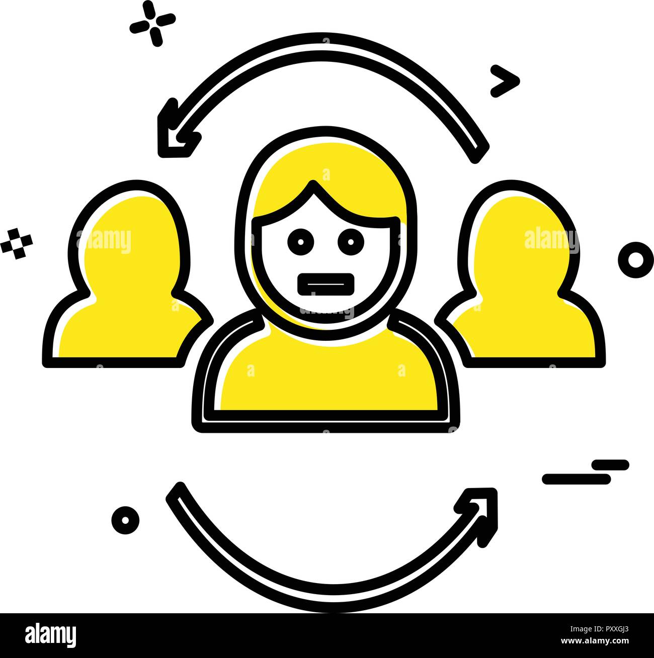 Group avatar icon design vector Stock Vector Image & Art - Alamy
