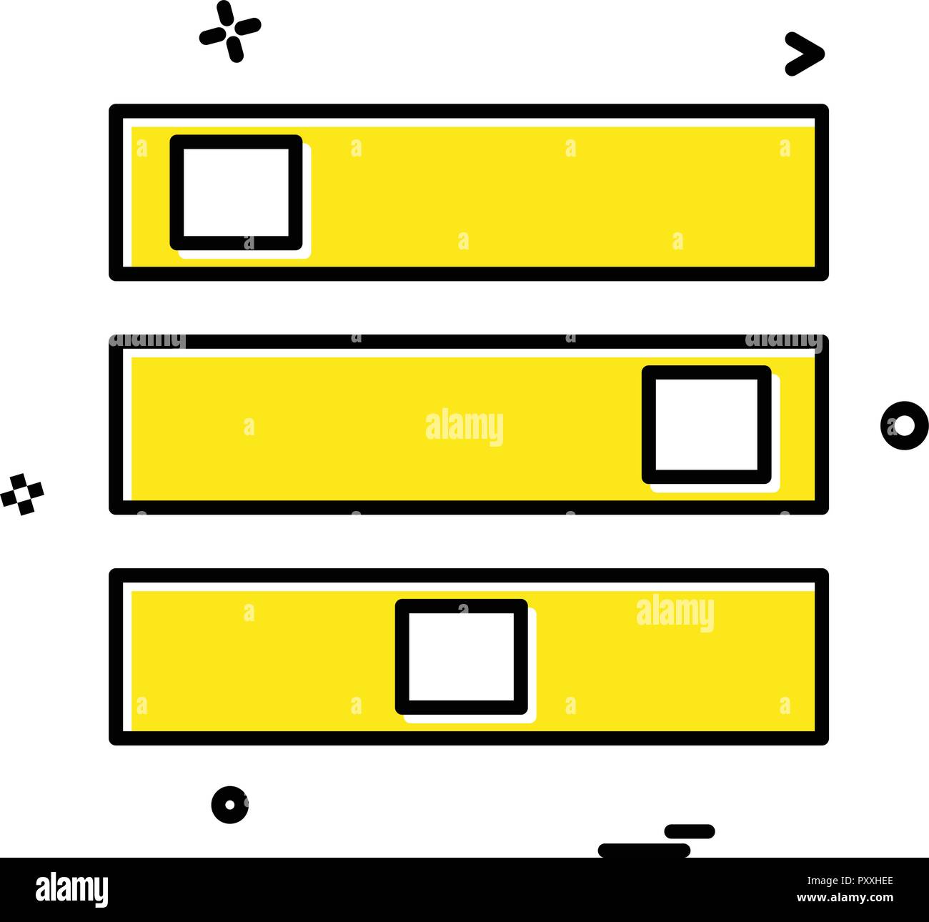 Files icon design vector Stock Vector Image & Art - Alamy