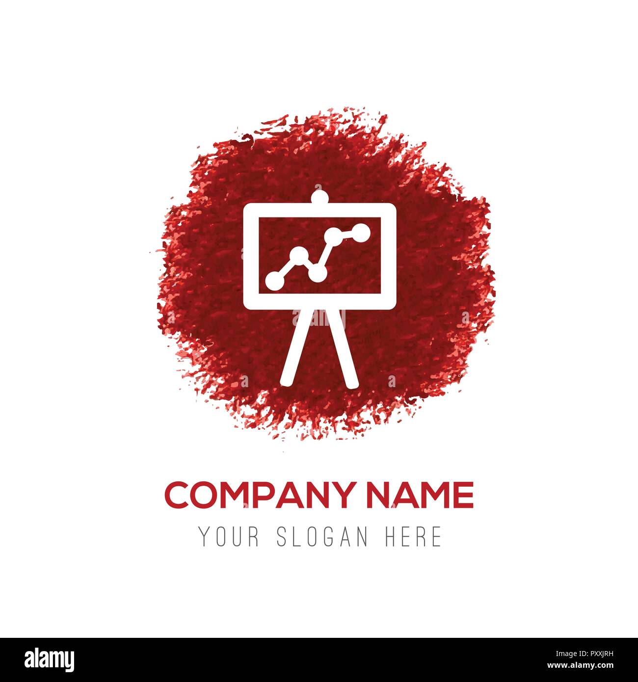 Silhouettes business red graph hi-res stock photography and images - Alamy