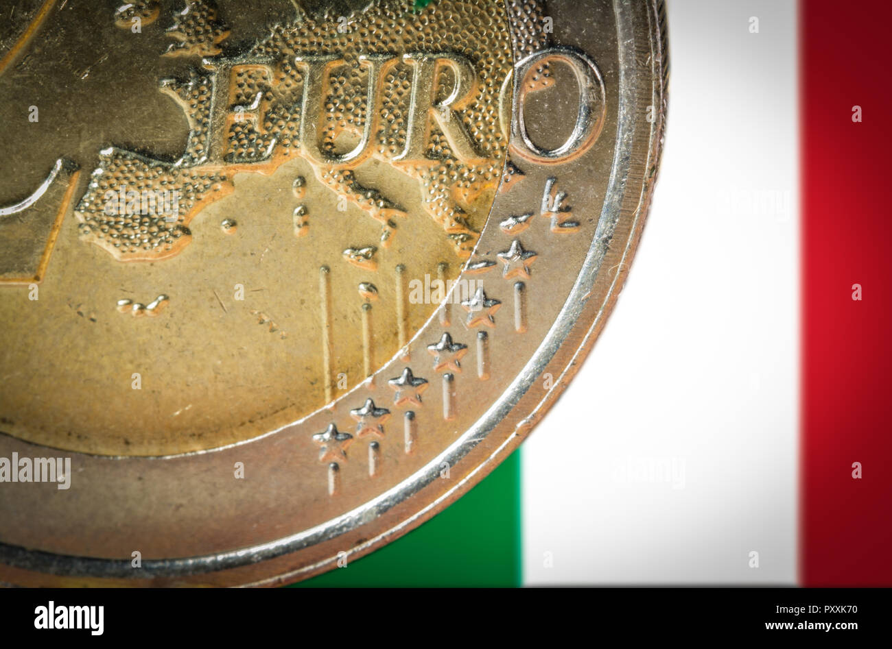 Euro coin italy hi-res stock photography and images - Alamy