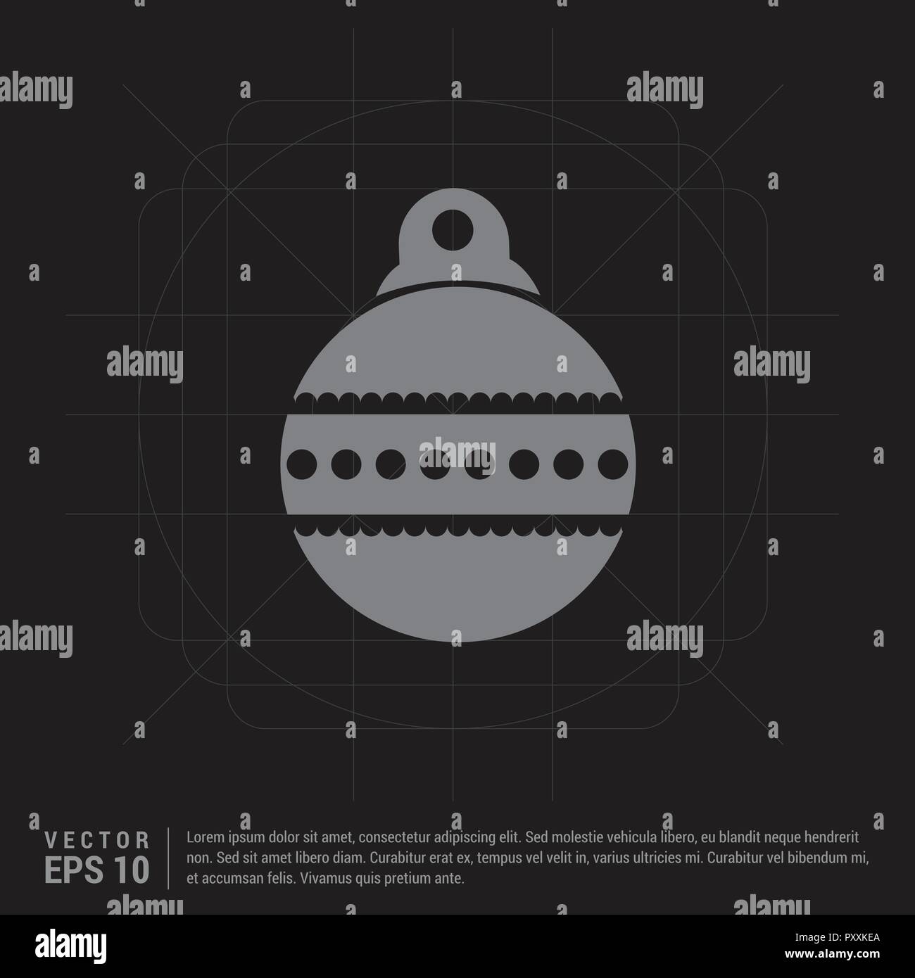 Christmas Ball Icon Stock Vector Image & Art - Alamy