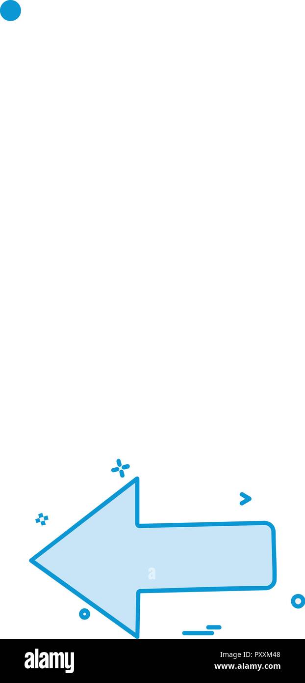 Left icon design vector Stock Vector Image & Art - Alamy