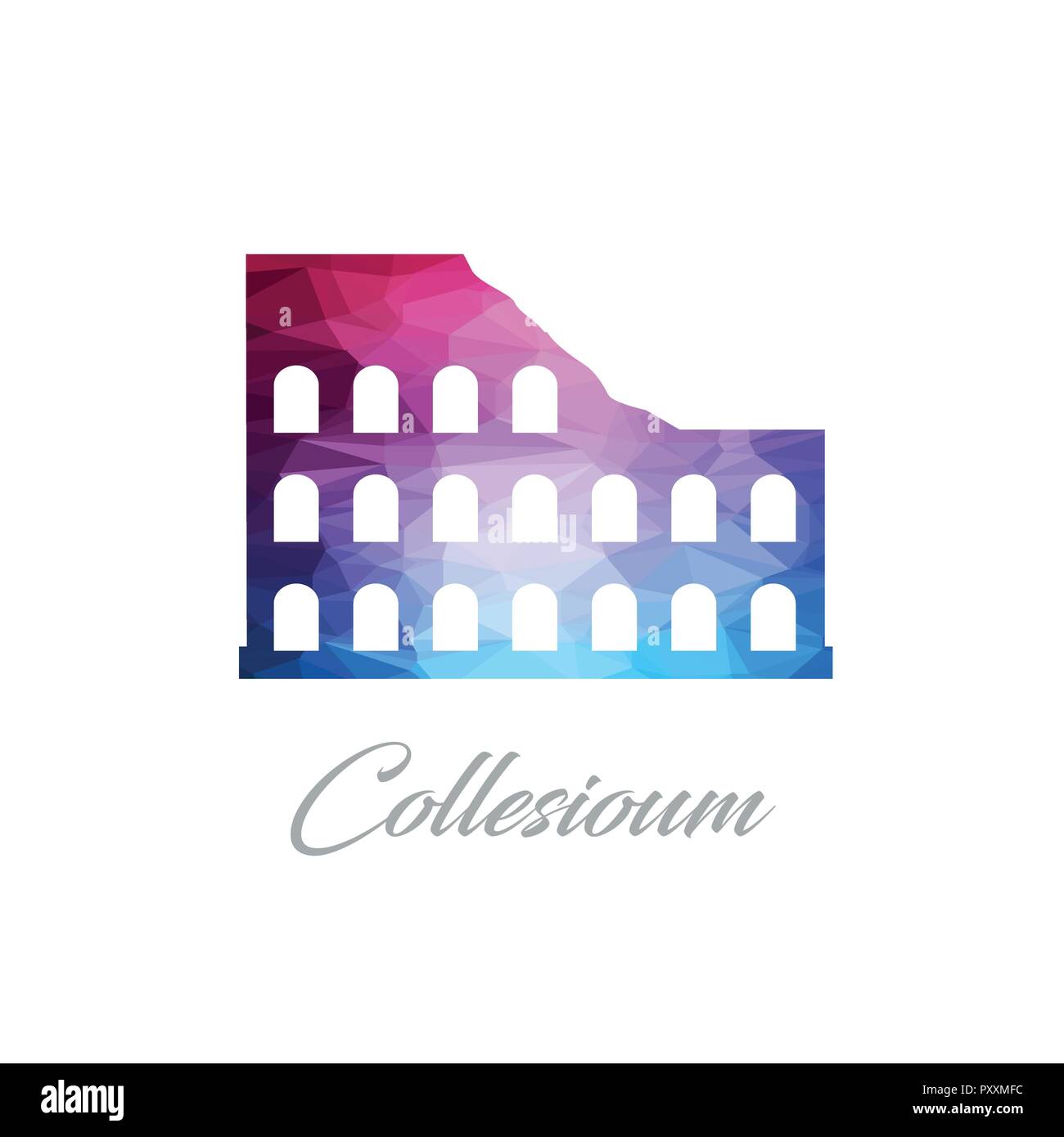 World Famous landmarks design with creative background vector Stock ...