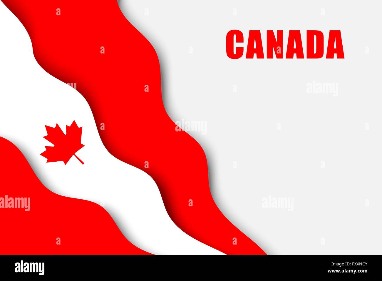 Canada day cut Stock Vector Images - Alamy