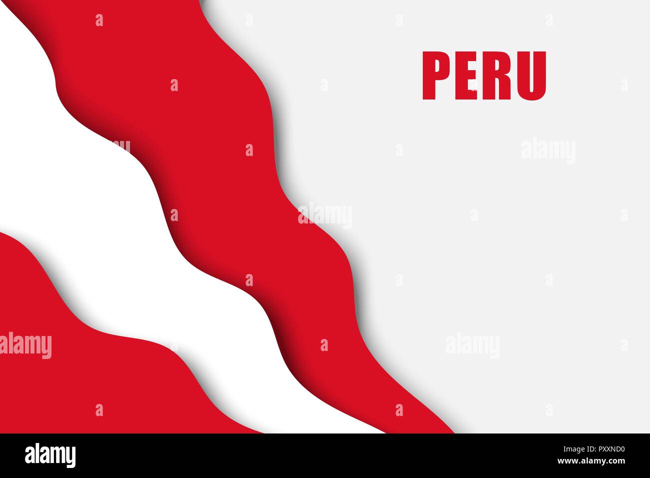 paper cut background with Flag of Peru Stock Vector Image & Art - Alamy