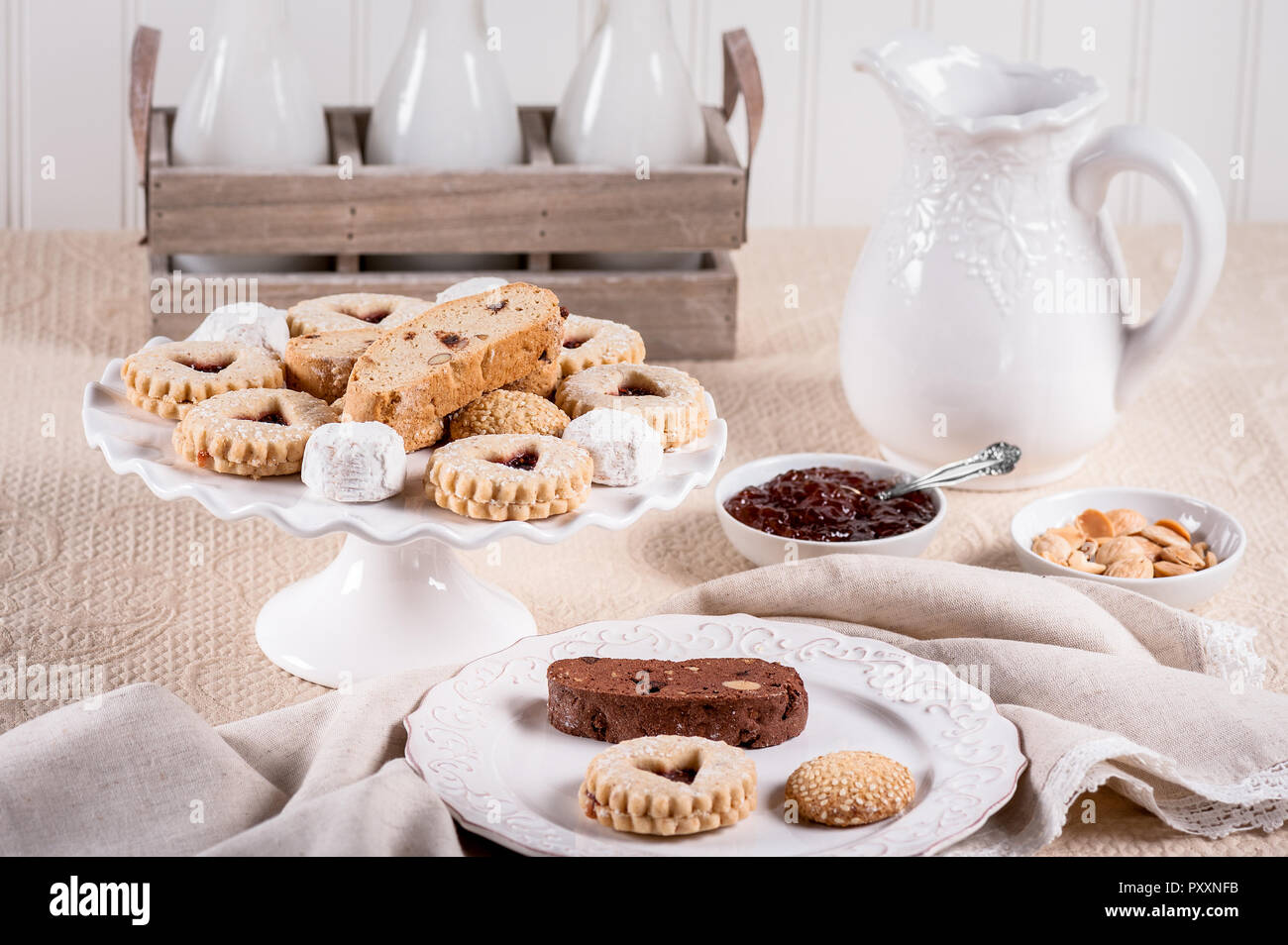 Pitcher milk cookies hi-res stock photography and images - Alamy