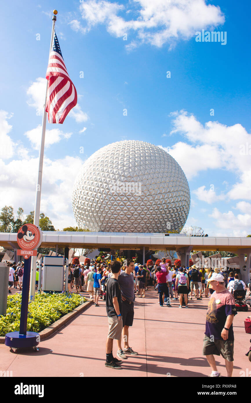 Disney World Resort - Florida - Epcot Stock Photo - Alamy