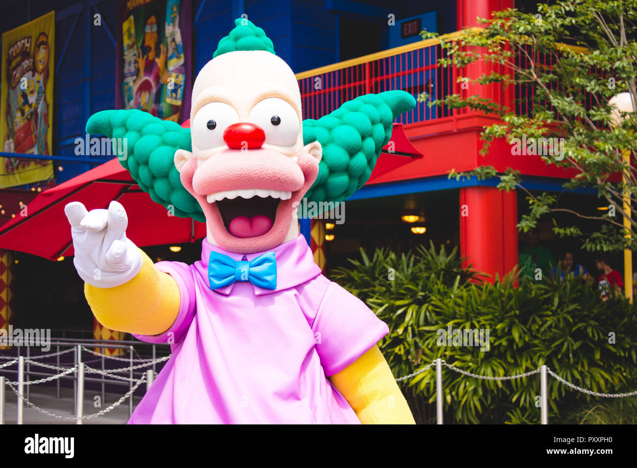 Universal Studios - Florida World Resort - The Simpsons Krustyland ...