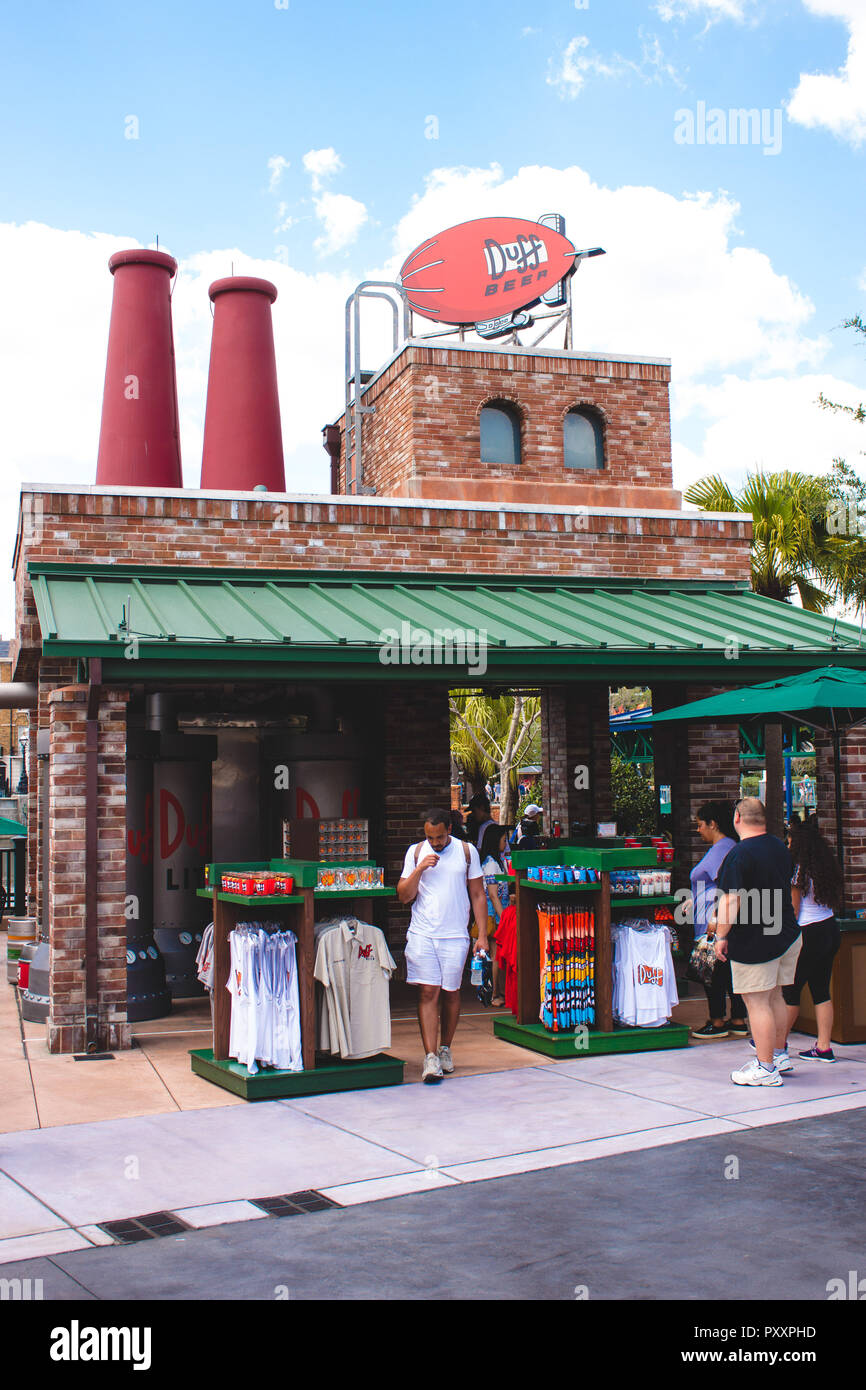Universal Studios - Florida World Resort - The Simpsons Krustyland ...