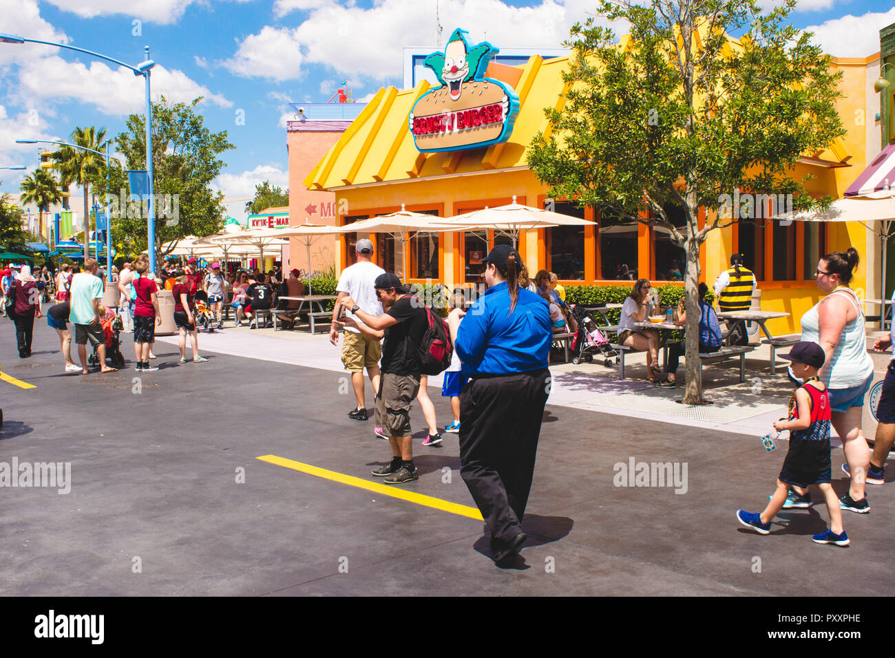 Universal Studios - Florida World Resort - The Simpsons Krustyland ...