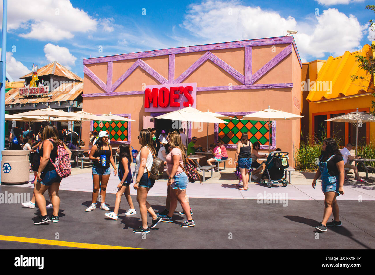 Universal Studios - Florida World Resort - The Simpsons Krustyland ...