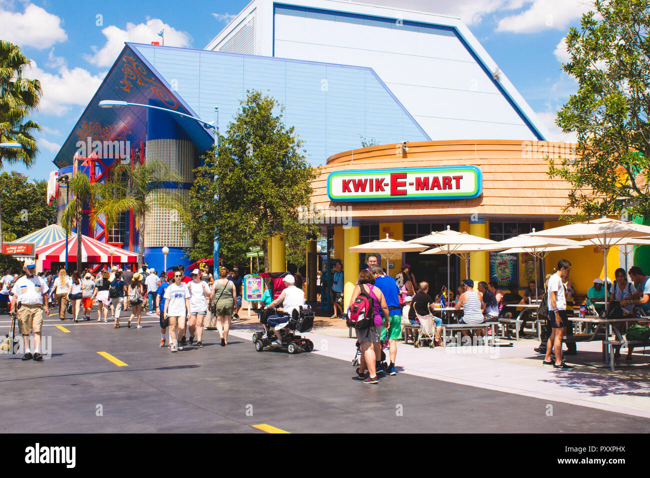 Universal Studios - Florida World Resort - The Simpsons Krustyland ...