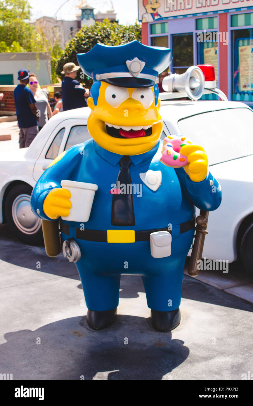 Universal Studios - Florida World Resort - The Simpsons Krustyland ...