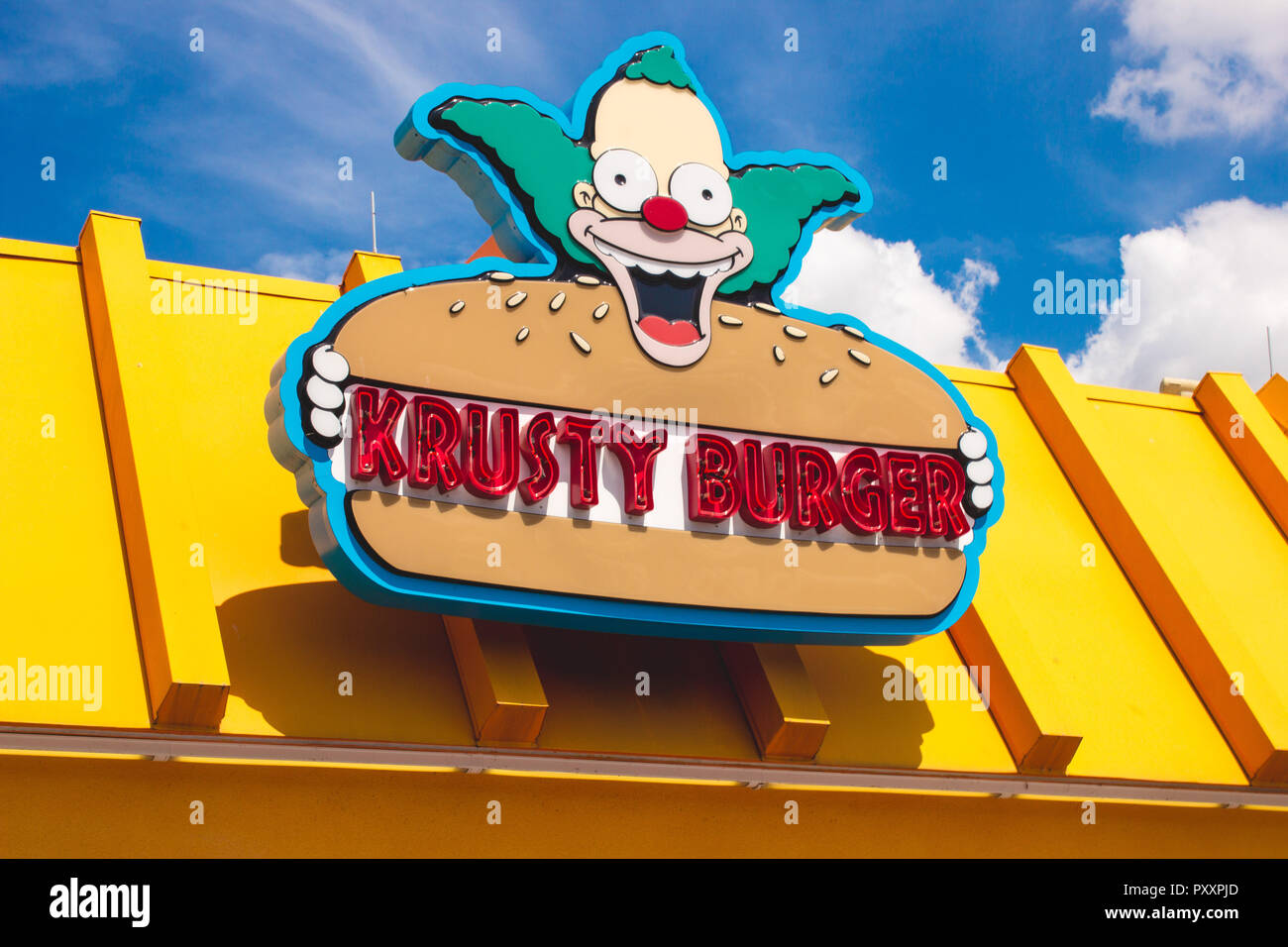 Universal Studios - Florida World Resort - The Simpsons Krustyland ...