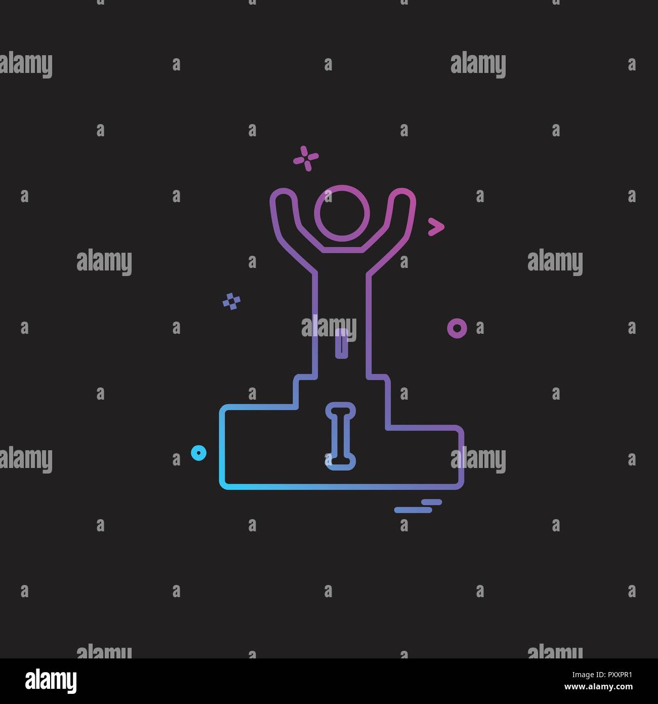 Positions icon design vector Stock Vector Image & Art - Alamy