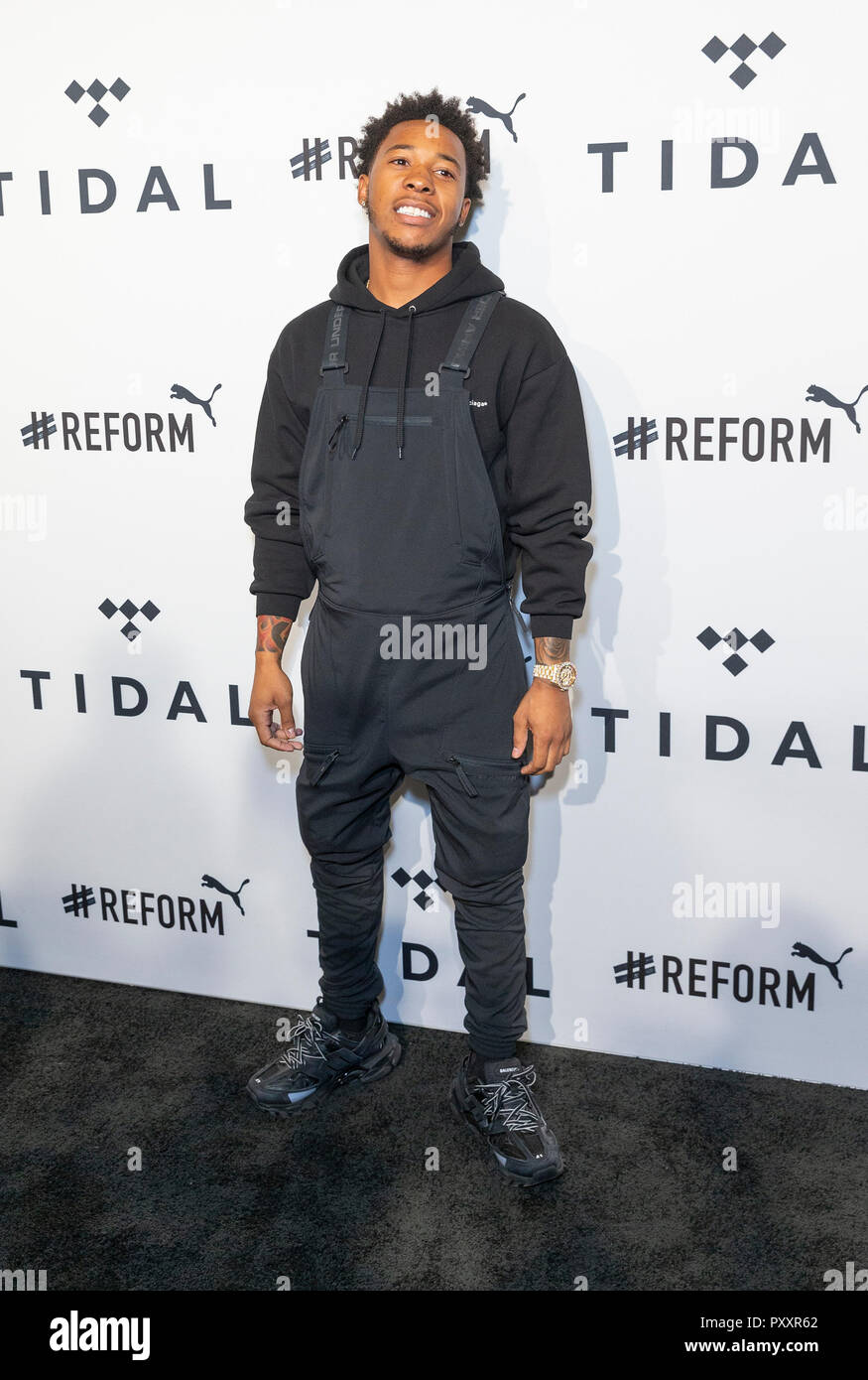 New York, United States. 23rd Oct, 2018. Chino attends the 4th Annual ...