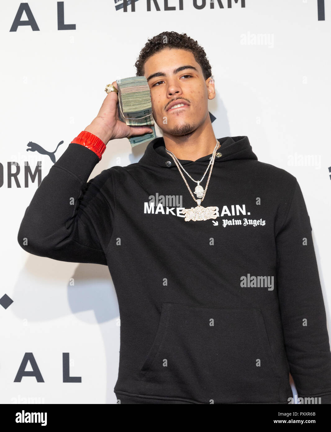 New York, United States. 23rd Oct, 2018. Jay Critch attends the 4th ...