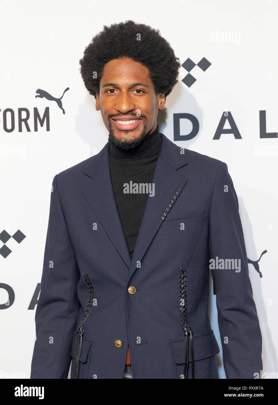 New York, United States. 23rd Oct, 2018. Jon Baptiste attends the 4th ...