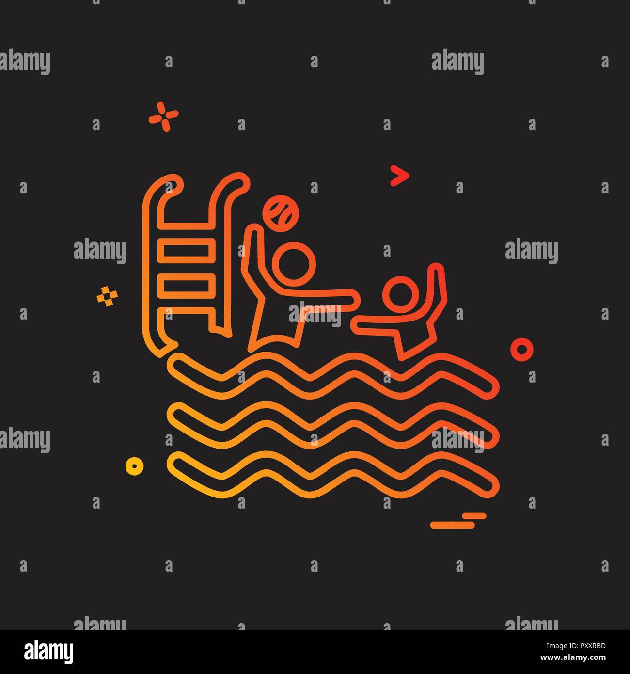 Swimming icon design vector Stock Vector Image & Art - Alamy