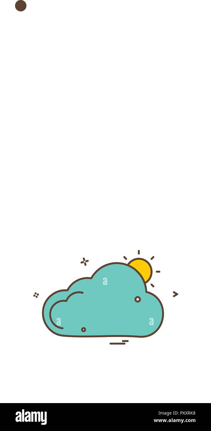 Cloud icon design vector Stock Vector Image & Art - Alamy