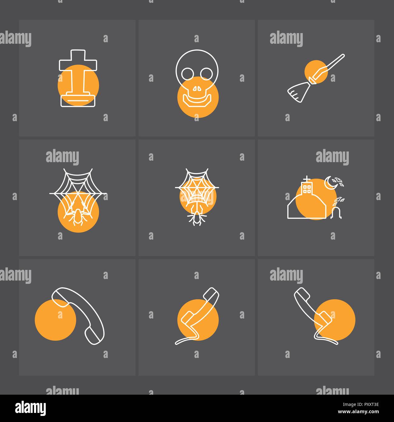 cross , spider , web ,halloween , rip , graveyard , horror , pumpkin ...