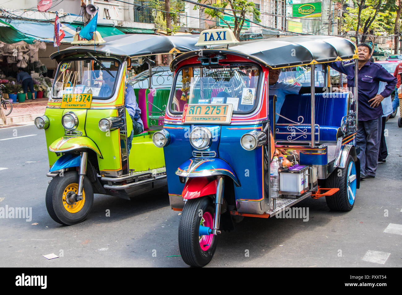 Three tuk tuks tuktuk hi-res stock photography and images - Alamy