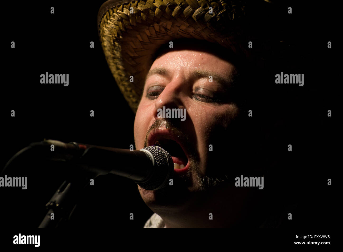 Paul Ronney Angel performing solo on guitar, vocals and kazoo at the ...