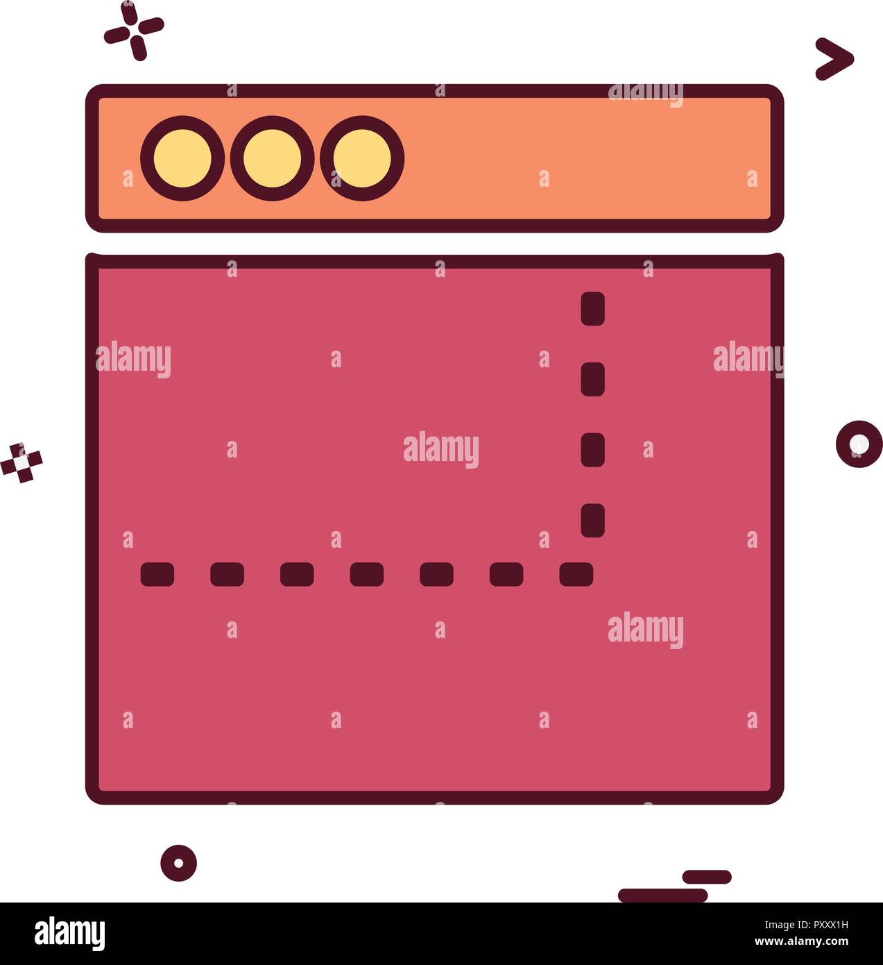 Web layouts icon design vector Stock Vector Image & Art - Alamy