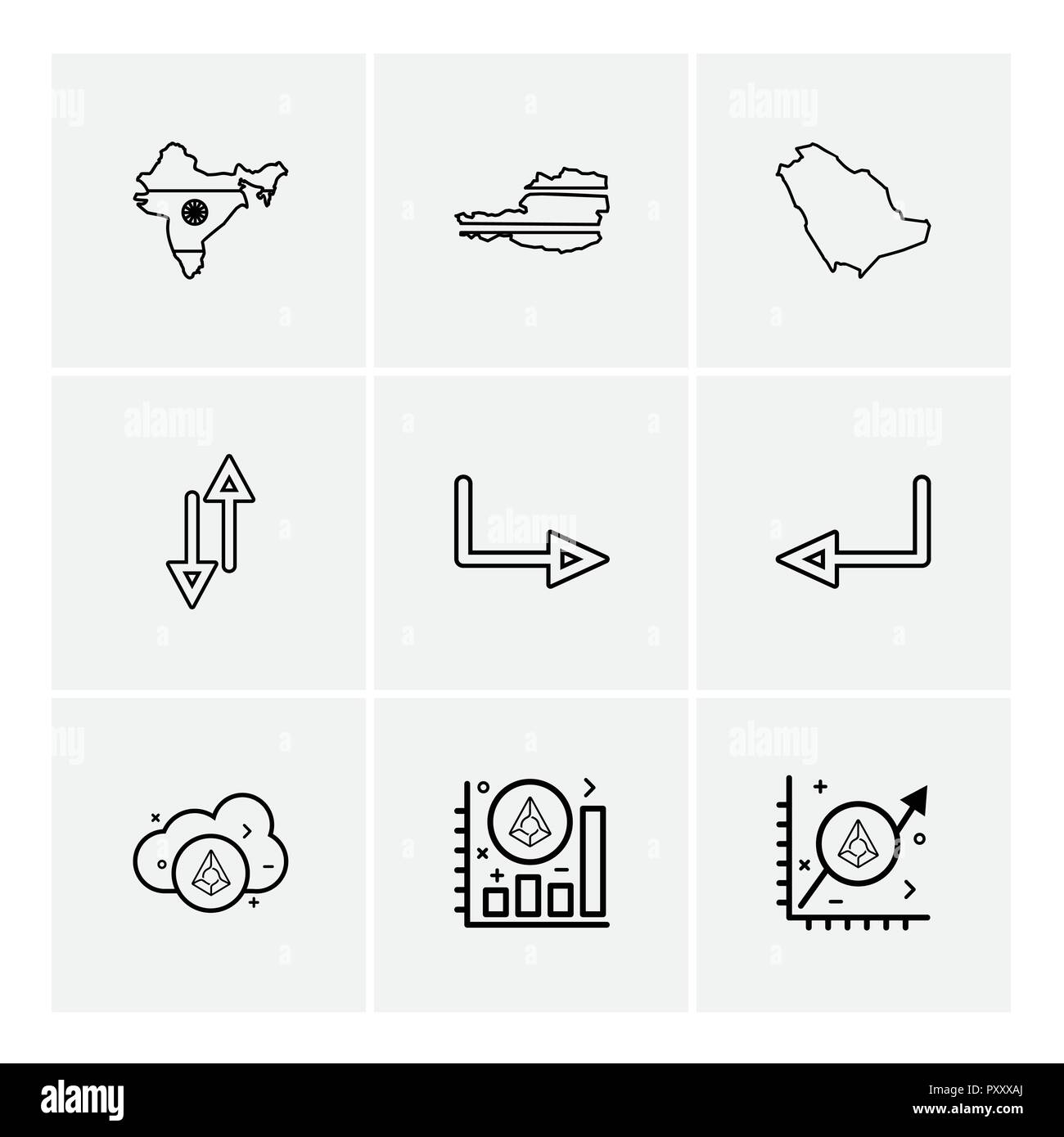 Ratio map Stock Vector Images - Alamy