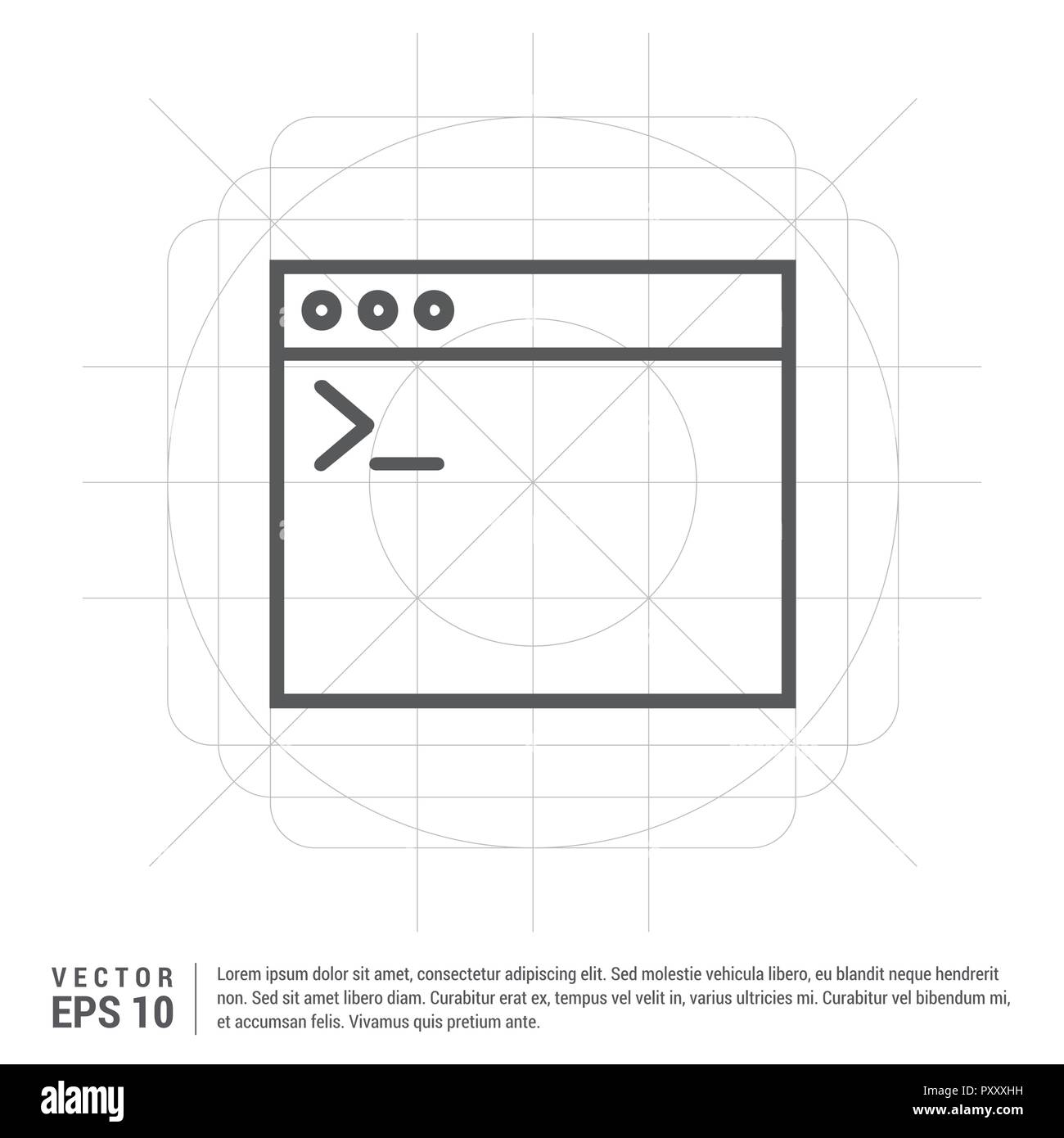 Application window interface icon Stock Vector Image & Art - Alamy