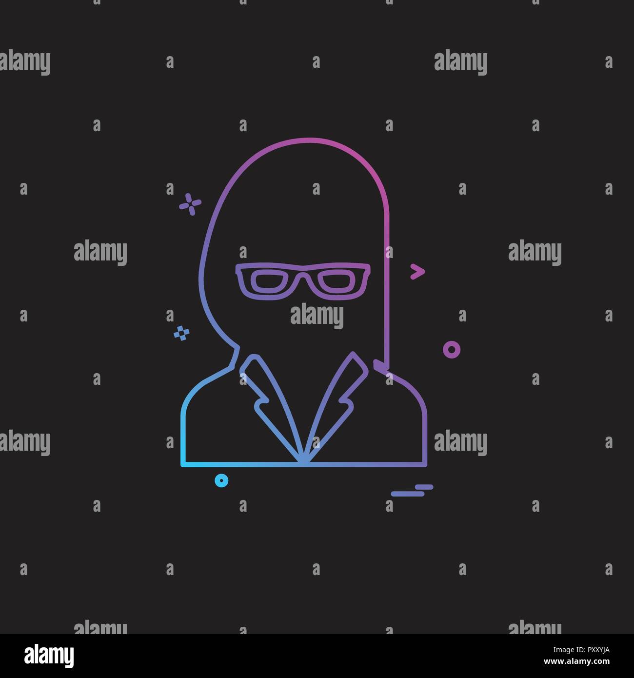 Avatar icon design vector Stock Vector Image & Art - Alamy