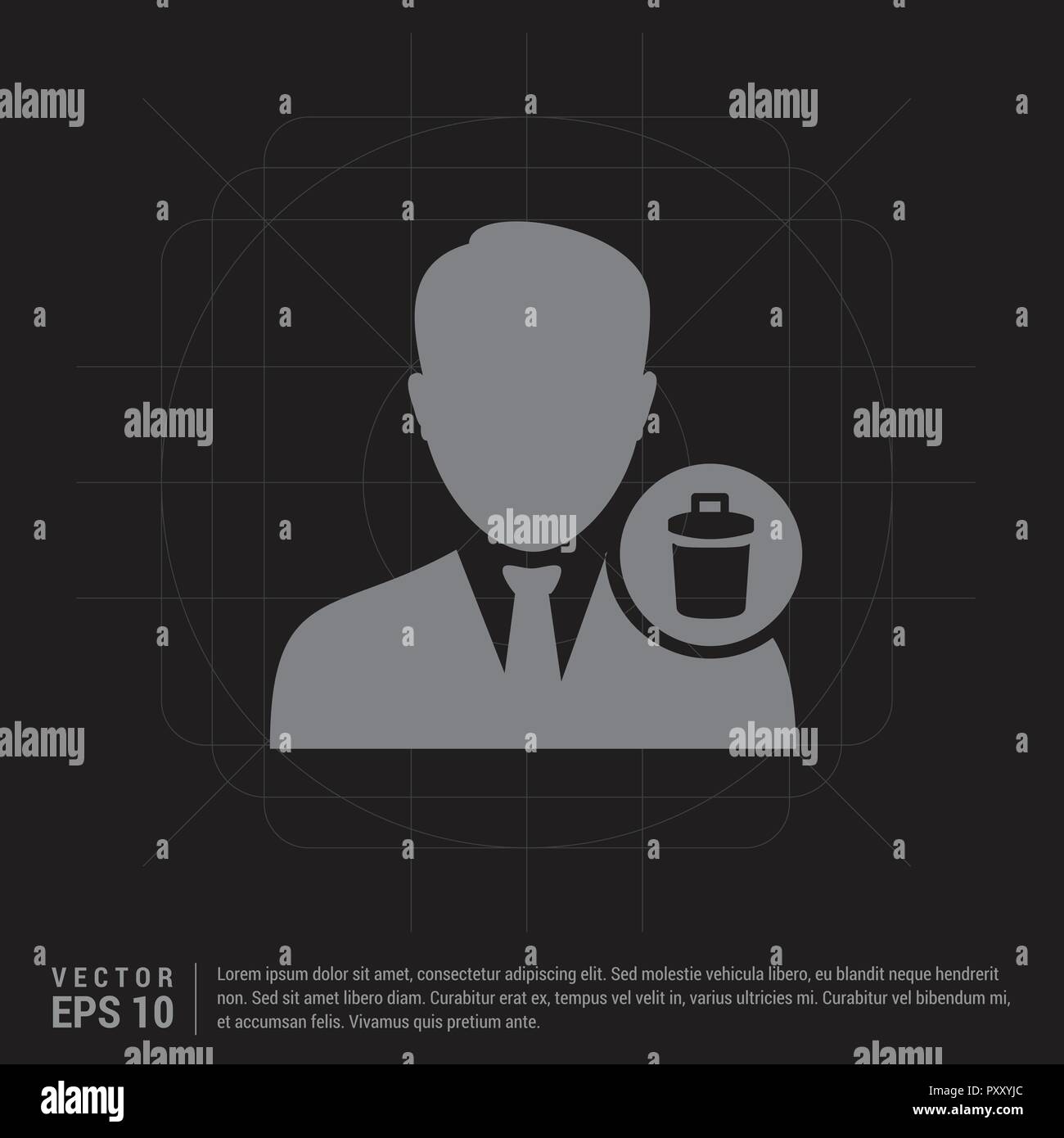 Delete user icon Stock Vector Image & Art - Alamy