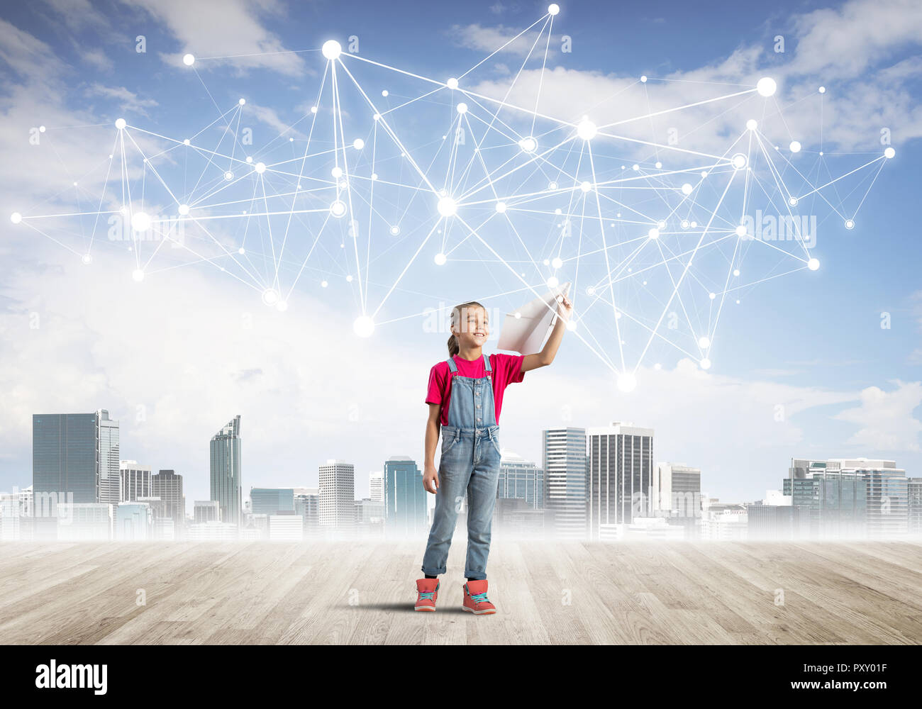 Concept of social wireless connection and internet use for ...