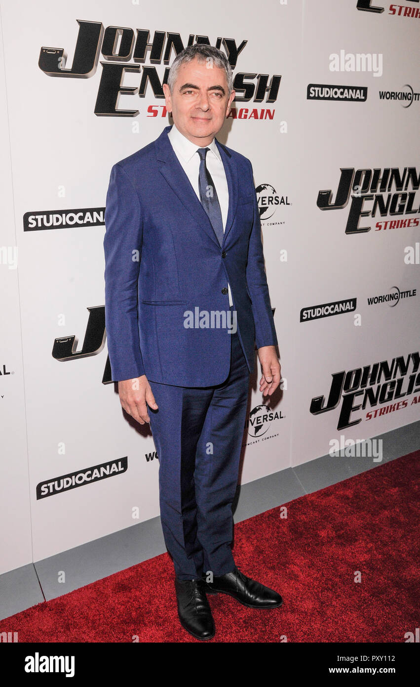 Rowan Atkinson attends the Johnny English Strikes Again screening at ...