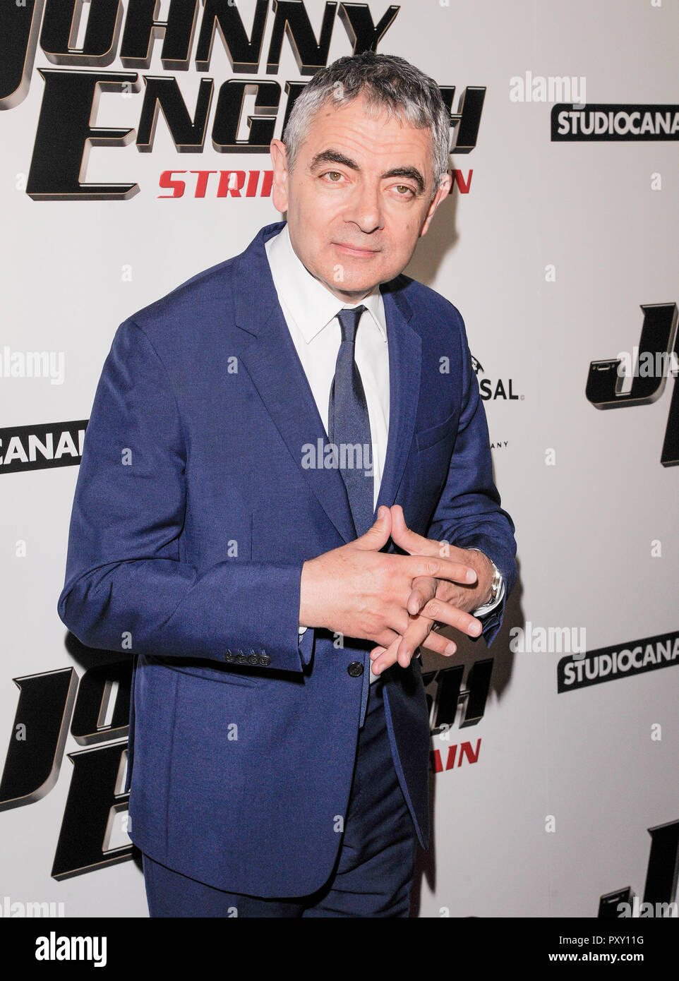 Rowan Atkinson attends the Johnny English Strikes Again screening at ...