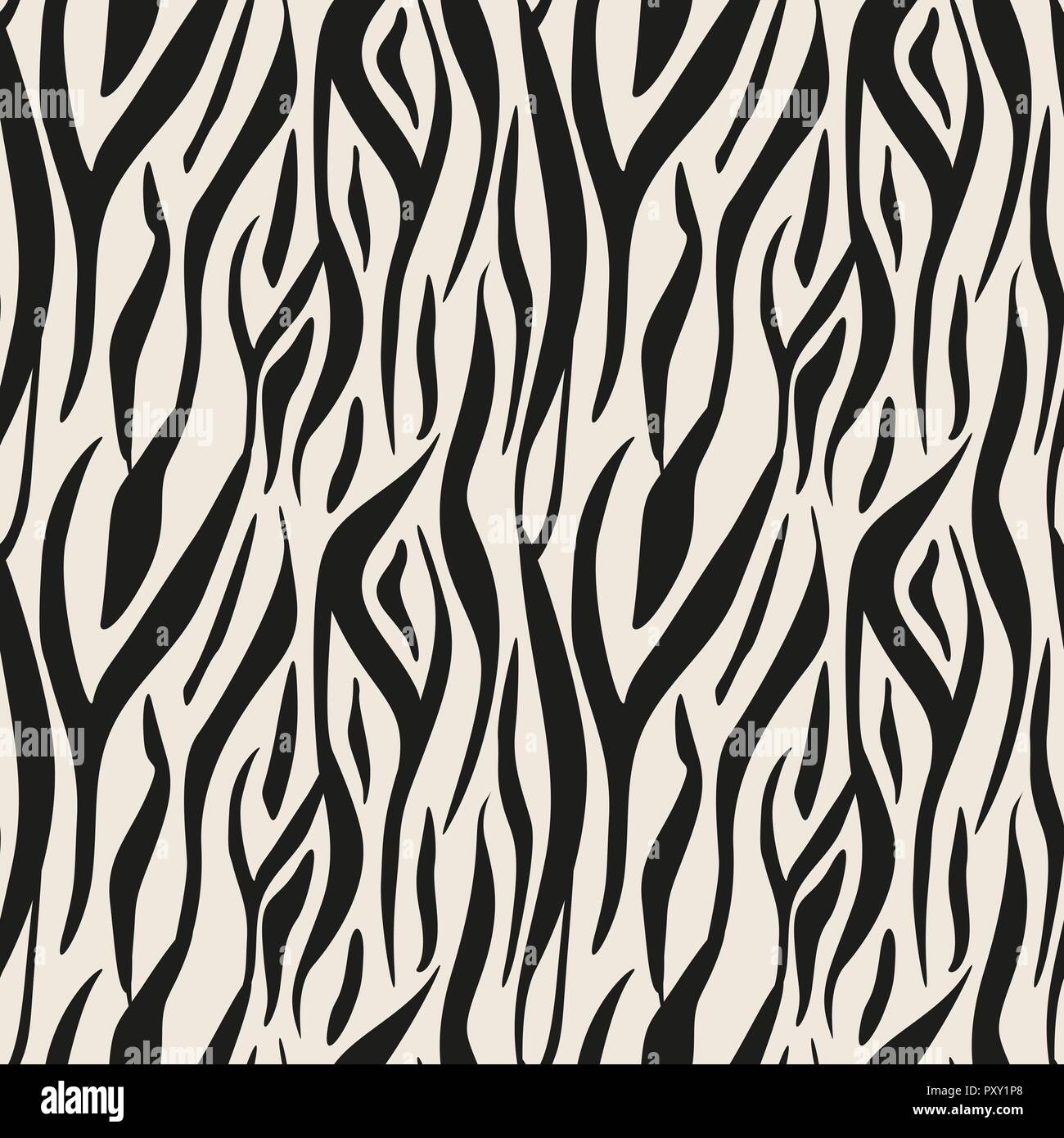 Black And White Zebra Print