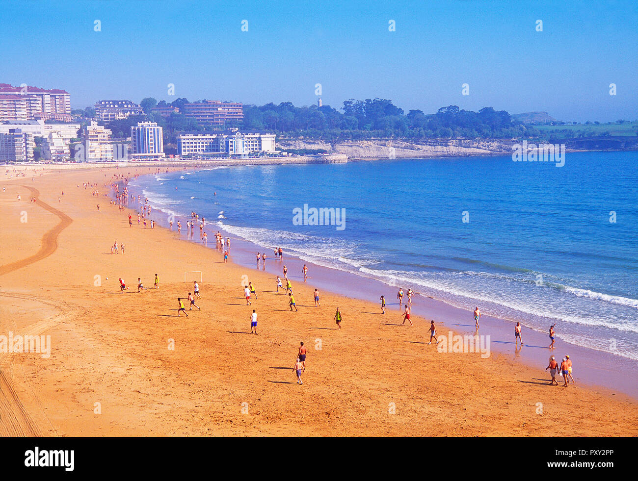 El Sardinero beach. Santander, Spain Stock Photo - Alamy