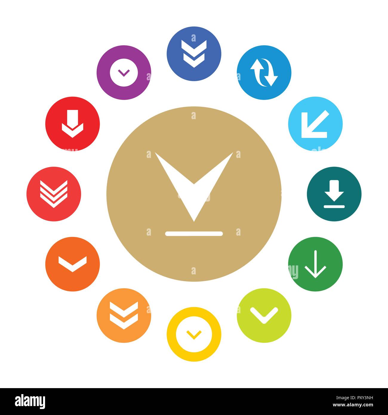 User Interface Buttons Design Set Vector Stock Vector Image And Art Alamy