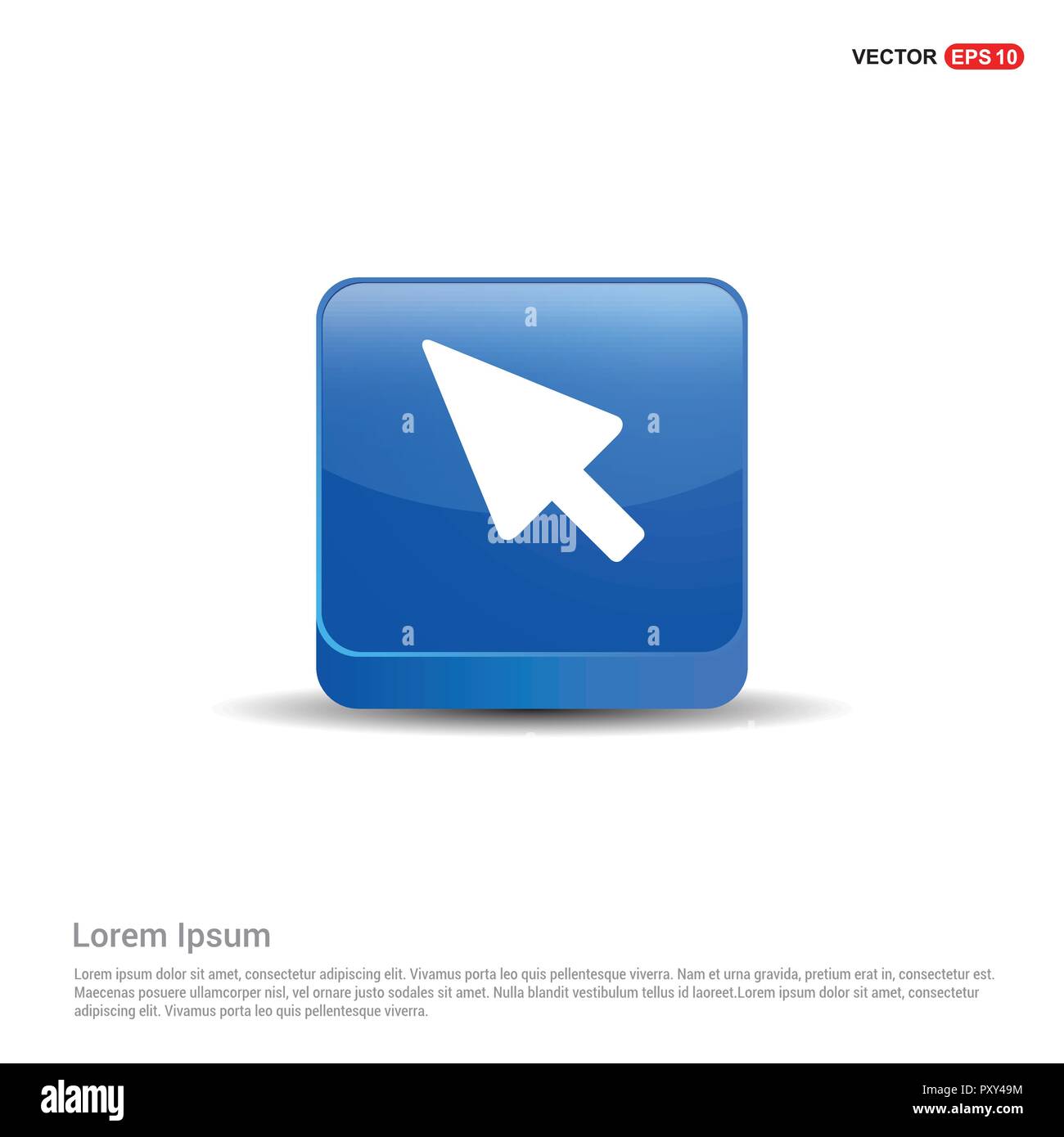 Pixelated hand cursor icon image hi-res stock photography and images ...