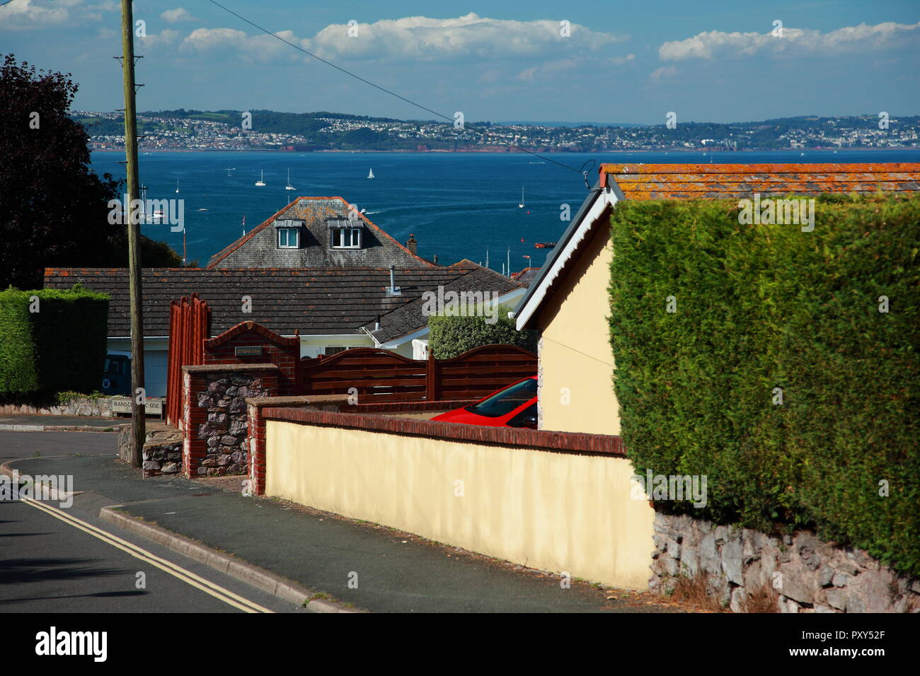 Brixham Harbour and Marina, small fishing town in the county of Devon ...