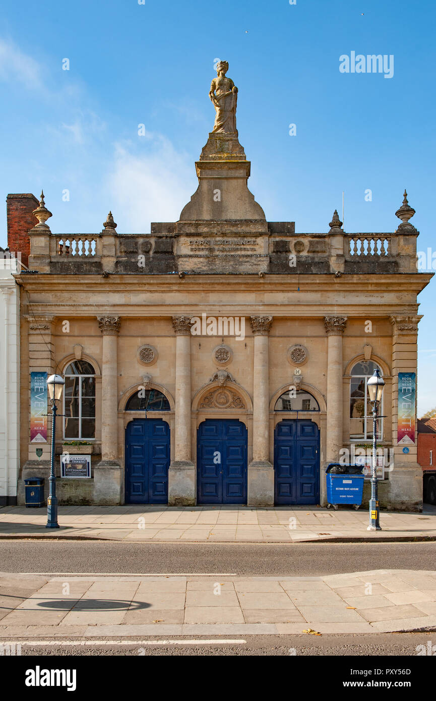Devizes Corn Exchange in Market Square, Devizes, Wiltshire, UK Stock ...