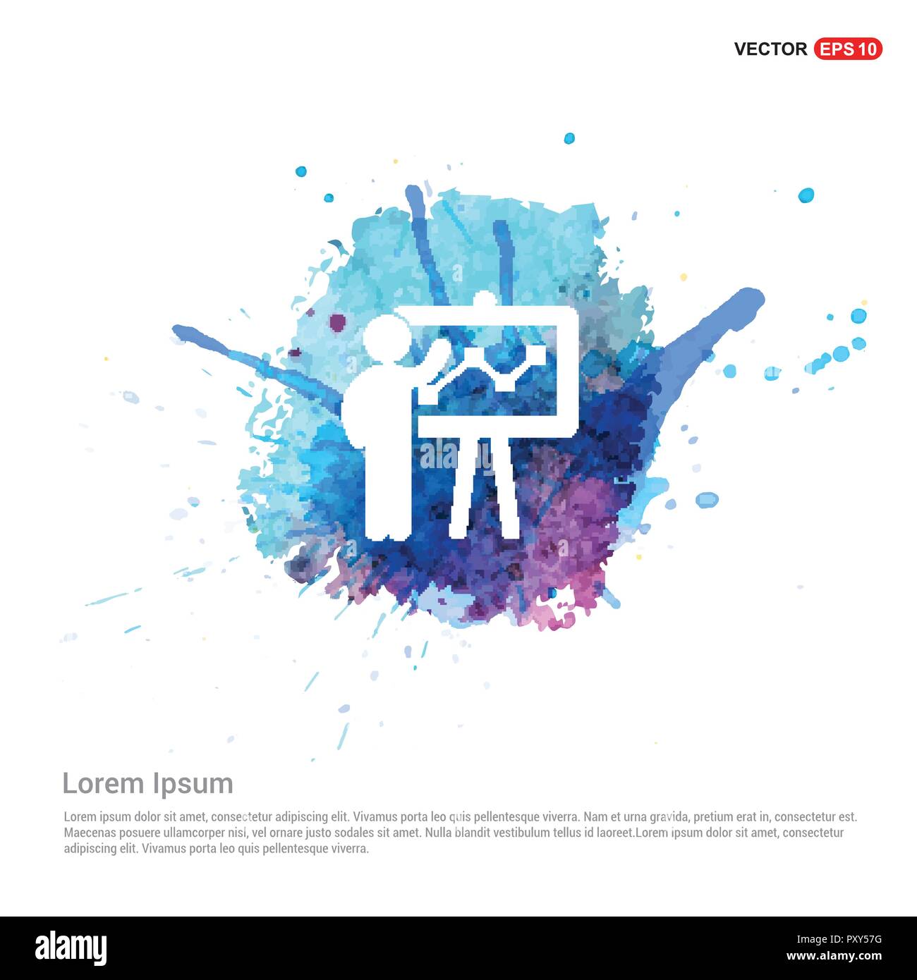 Watercolor showing Stock Vector Images - Alamy